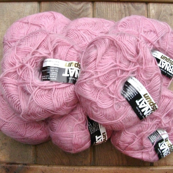 Bernat | Office | Vintage Bernat Cloudspun Yarn Ashes Of Roses Wool ...